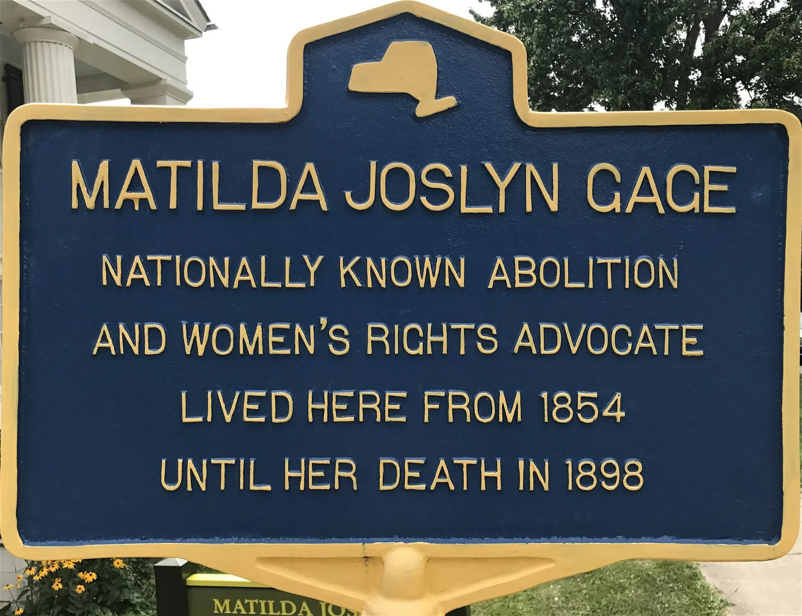 Matilda Joslyn Gage Foundation (Fayetteville) - Visitor Information ...