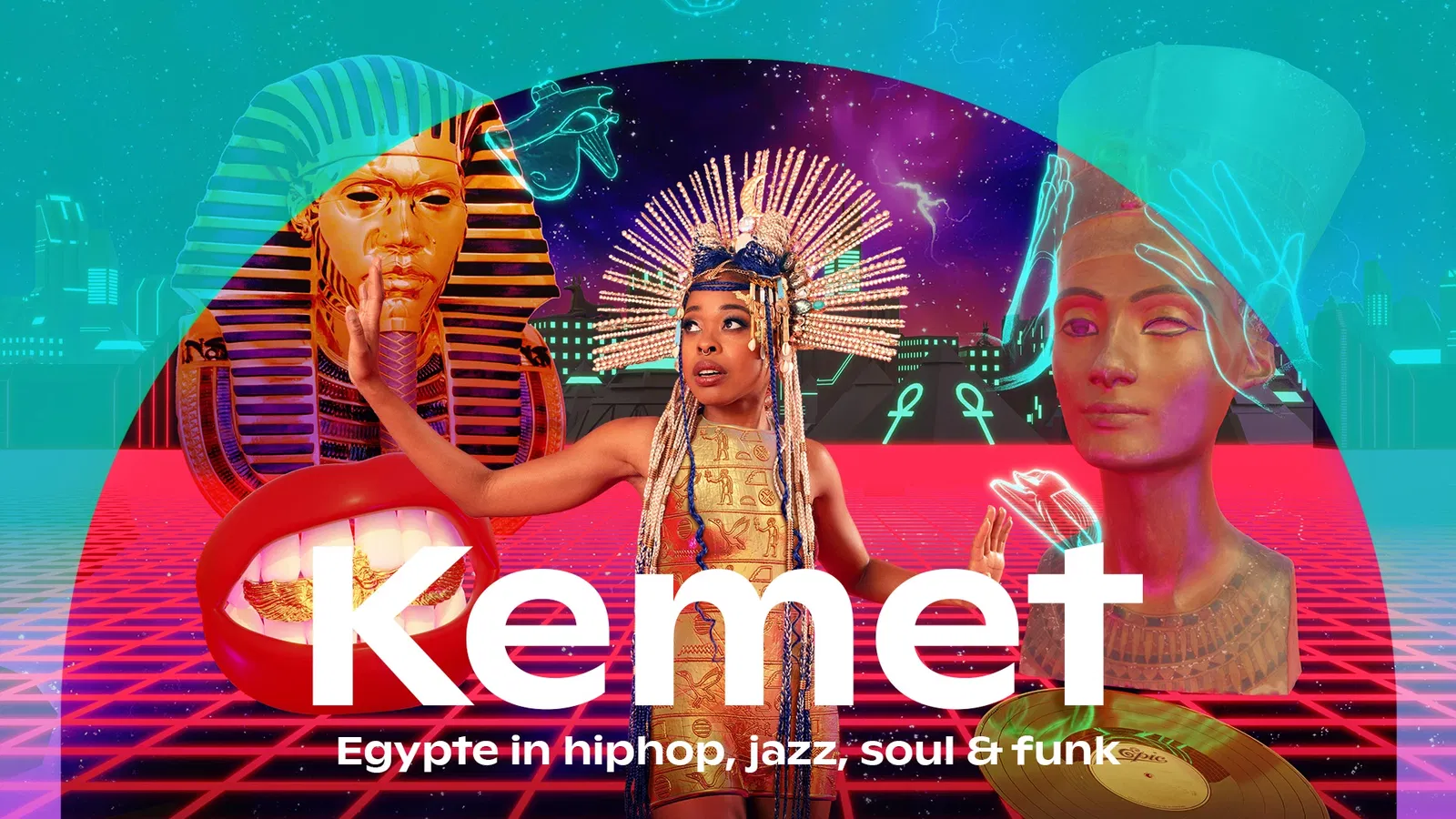 Exhibition Kemet - Egypt in hip-hop, jazz, soul & funk - Exhibition at ...