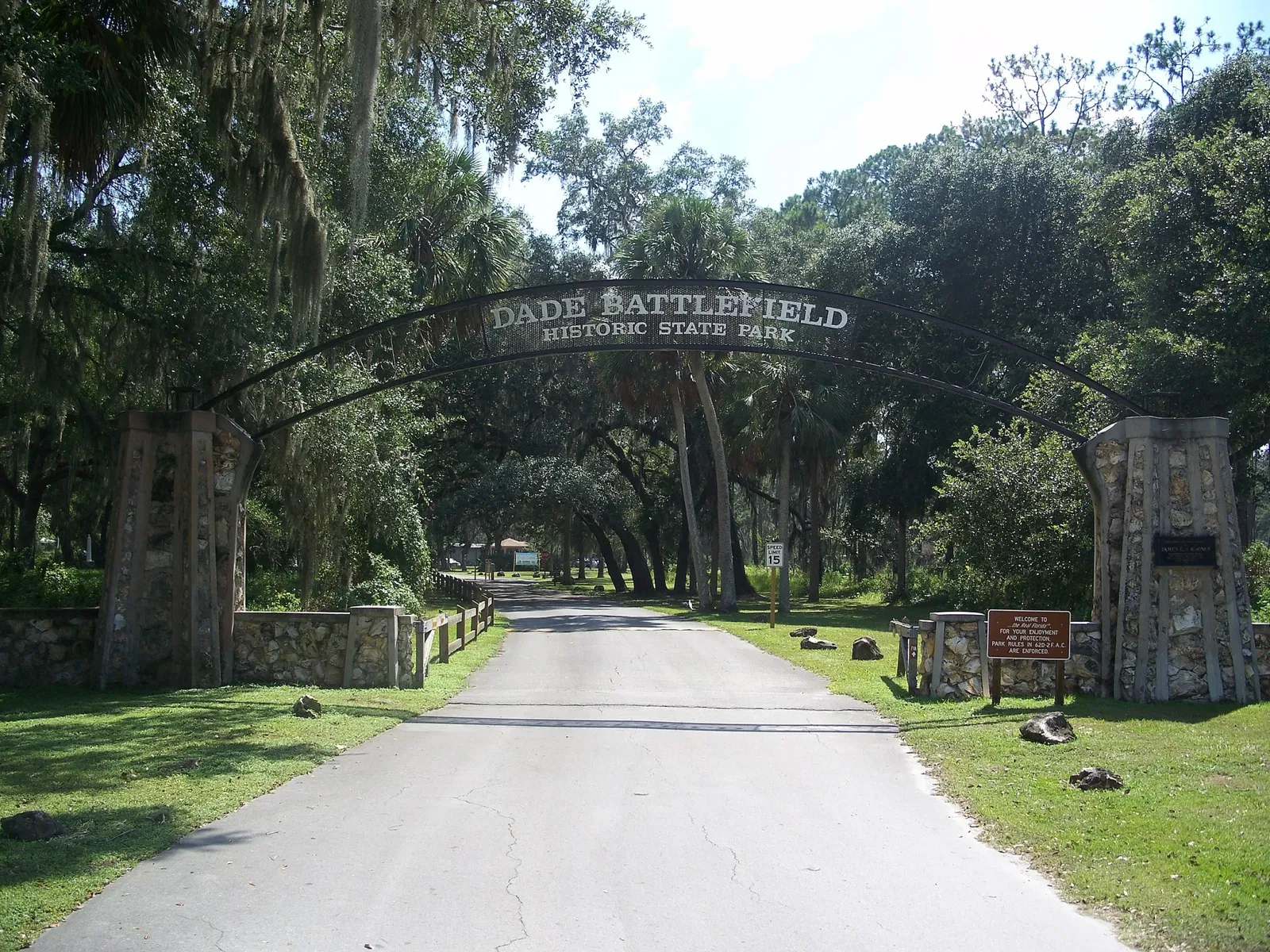 Dade Battlefield Historic State Park (Bushnell) - Visitor Information ...
