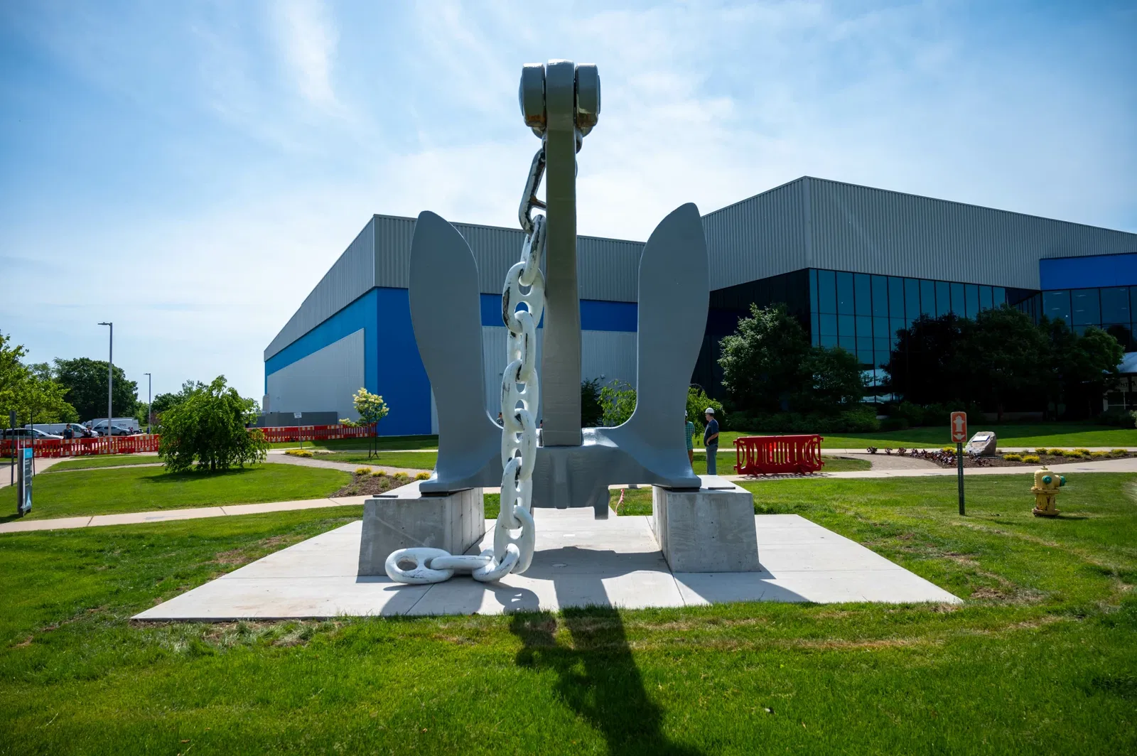 USS Kitty Hawk Anchor - Exhibition at Air Zoo Aerospace & Science Center