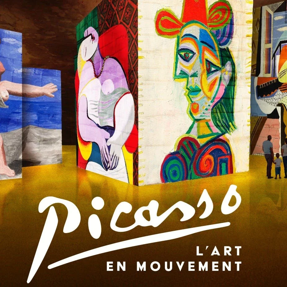 Picasso: Art in Motion - Exhibition at Carrières des Lumières